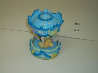 Giostra con carillon per battesimi maschio o femmi