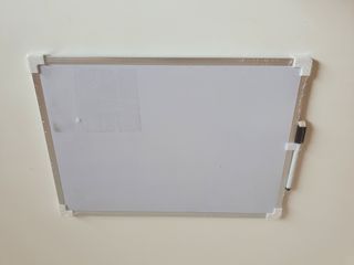 Doppia lavagna magnetica + gessetti + 2 pennarelli