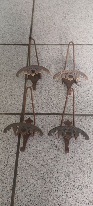 Ganci appendiabiti in ottone 