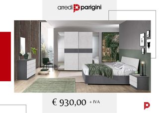 Camera da Letto Moderna con Letto Contenitore e Ar