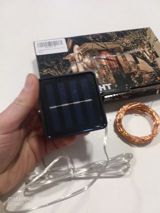 2 pezzi Luci Solari Esterno 14m 120 LED