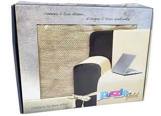 Salva divano con lacci Copri poltrona Linea Oro 