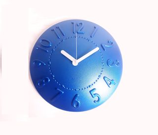 Orologio da parete GUZZINI vintage Blu Made Italy