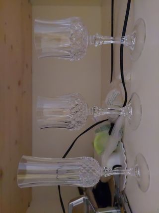 set bicchieri cristallo