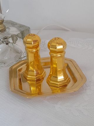 Set Sale e Pepe Gold Plated 24kt Italy Vintage.