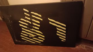 due quadri olio si tela 80x120x5 cm