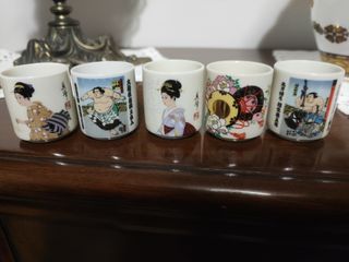 5 bicchierini Giappone 