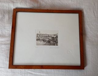 Ponte Vecchio Firenze Acquaforte numerata