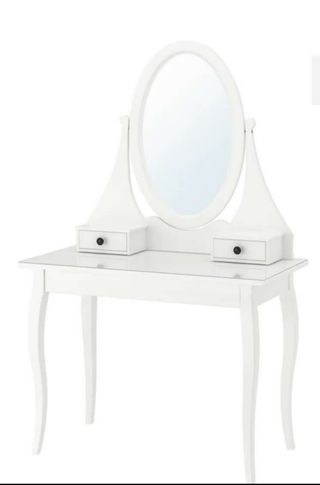 HEMNESToeletta con specchio, bianco, 100x50 cm