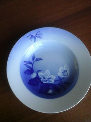 Piatto Bing & Grondahl decoro "Rosa di Natale"