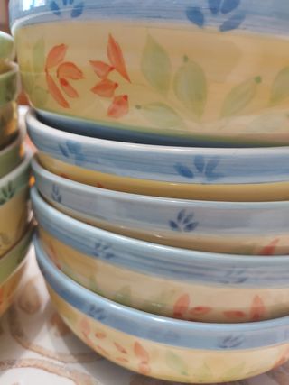 5 ciotole in coccio  5 €cad 