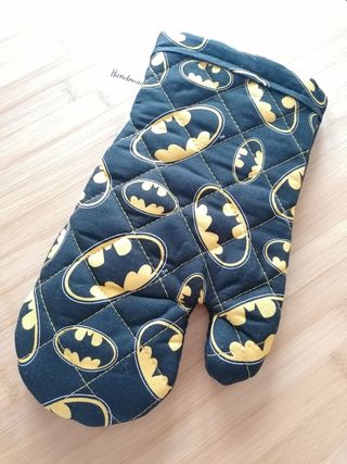 Batman oven glove. Batman oven mitt