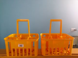 cestino porta bottiglie 6 pezzi 