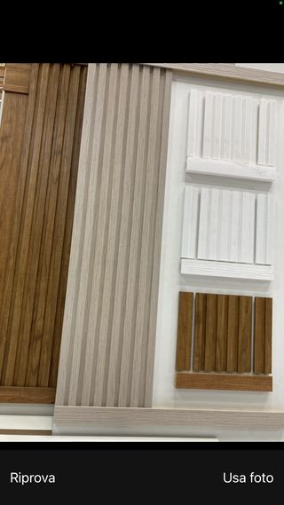 Boiserie effetto legno