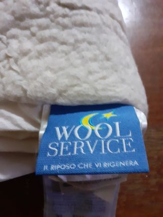 copri materasso lana merinos per letto singolo 