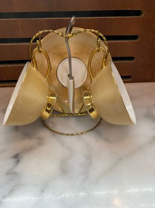 Set teiera color oro 