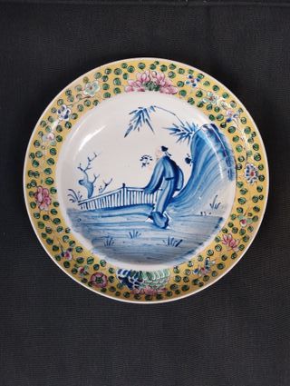 Antico piatto cinese dell'800
