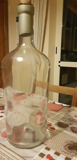 bottiglione 3 litri in vetro 