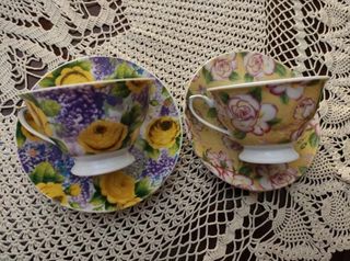 Tazze da te in porcellana 