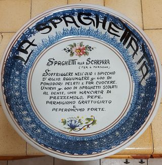 piatto grande spaghettiera