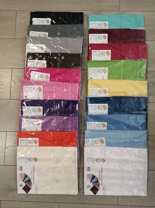 Coppia di federe con bottoni