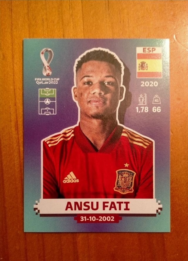 Cromo Mundial Qatar 2022 Ansu Fati España de segunda mano por 4 EUR en Las Palmas de Gran ...