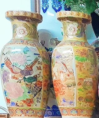 Coppia di vasi Geisha