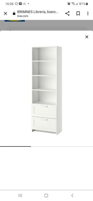 libreria ikea bianca 