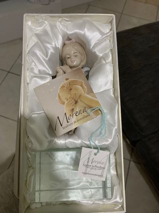 Bambola angioletto in porcellana 