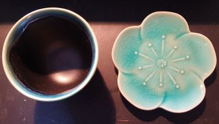 Set giapponese tazza da tè con piattino