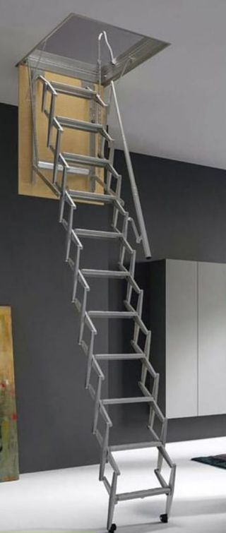 SCALA A BOTOLA "PANTOGRAFO"