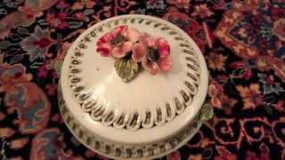 porta caramelle o dolci in ceramica 