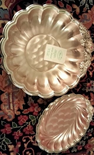 porta caramelle silver plated nuovi mai usati 