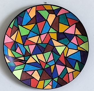 Piatto dipinto a mano