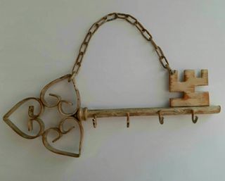 Portachiavi da muro in ferro battuto