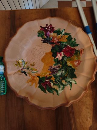 piatto in terracotta