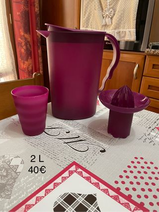 Caraffa bicchiere e spremi agrumi tupperware