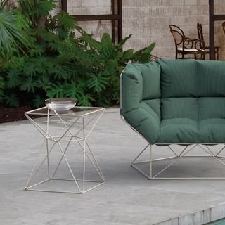 FOXHOLE 50, tavolino quadrato di design