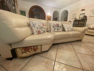DIVANO IN PELLE 6posti