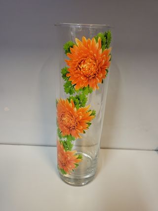Vaso per fiori in vetro