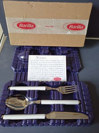 Tris posate Barilla anni 90