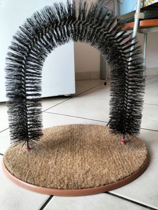 Spazzola massaggiatore per gatti e tiragraffi