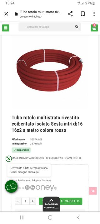 Rimanenza multistrato da mm 16