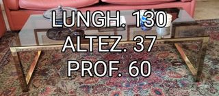 Tavolino in cristallo