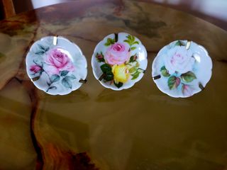 3 piattini limoge 