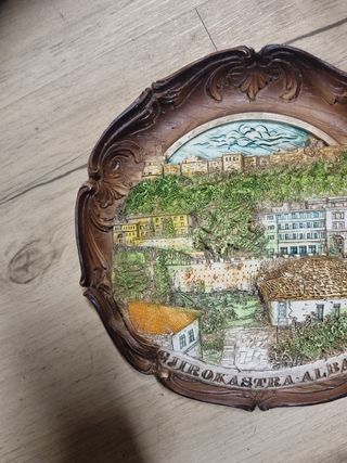 decorazione paesaggio bassorilievo