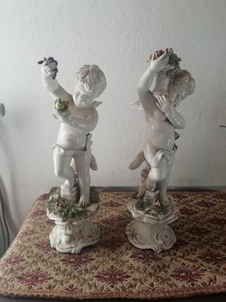 Putti in ceramica altezza cm. 15