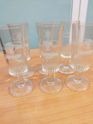 6 bicchierini Jagermeister anni 70