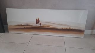 Dipinto su legno laccato. Design.