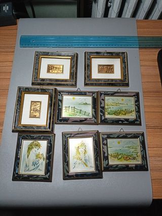 Lot of 8 artwork